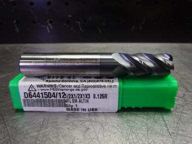 Design-Rite XL 1/2" Solid Carbide Endmill 4 Flute D6441504/12 ...