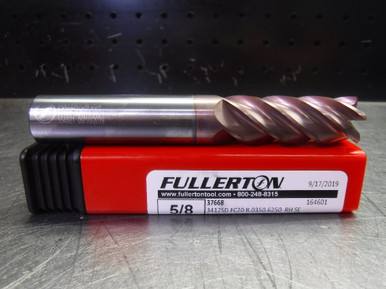 Fullerton Tool 5/8" Solid Carbide Endmill 5 Flute 37668 - Superior ...