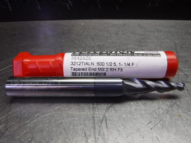 Fullerton Tool 1/2" Solid Carbide Tapered Endmill 2 Flute 38429ZE ...