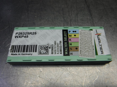 Walter Carbide Milling Inserts QTY10 P26325R25 WXP45 - Superior Machine ...