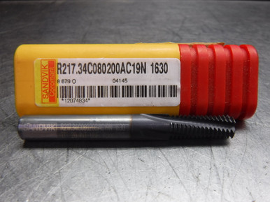 Sandvik 7/16" Carbide Thread Mill Coolant Thru R217.34C080200AC19N ...