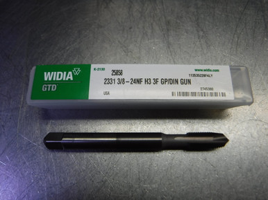 Widia/GTD 3/8-24 NF H3 3 Flute HSS Gun Tap 25858 - Superior Machine & Tool
