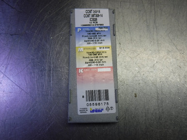 Iscar Carbide Inserts QTY10 CCMT 09T308-14 / CCMT 3-2-14 IC3028 ...