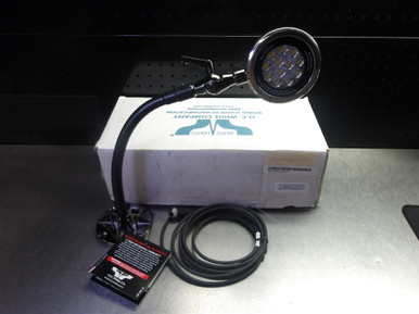 O.C. White Co. High Output LED Machine Spot Light 24VDC LED-WSL-MG12-10 ...