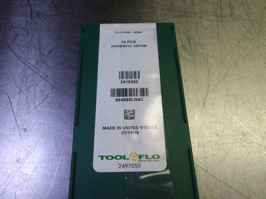 Tool Flo Carbide Grooving Inserts QTY10 FLG-4189L GP50C - Superior ...