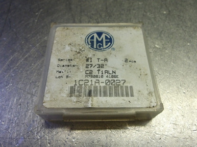 AMEC T-A #1 27/32" Carbide Spade Drill Inserts QTY2 1C21A-0027 ...