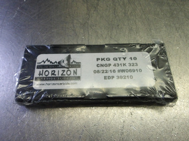 Horizon Carbide Turning Inserts QTY10 CNGP 431K 323 - Superior Machine & Tool
