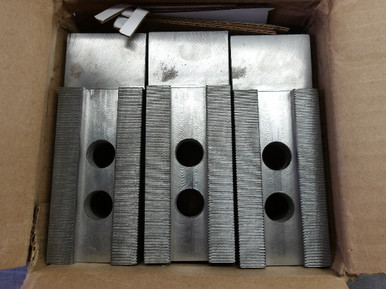 Rovi 12" Serrated Steel Soft Jaw Set (3) Standard Flat 65B-12-SF ...