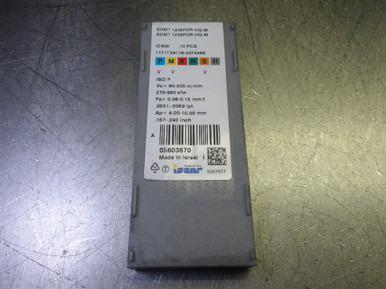 Iscar Carbide Milling Inserts QTY10 SDMT1205PDR-HQ-M IC928 - Superior ...