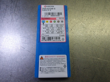 Kyocera Cermet Inserts QTY10 TPGR321R-B / TPGR160304R-B PV710 ...
