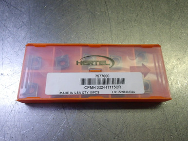 Hertel Ceramic Inserts QTY10 CPMH322-HT115CR - Superior Machine & Tool