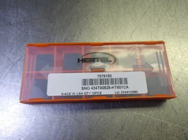 Hertel Ceramic Inserts QTY10 SNG434T00825-HT601CA - Superior Machine & Tool