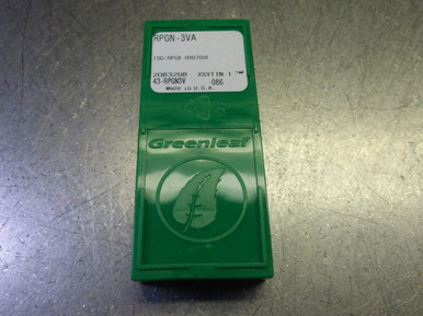 GreenLeaf Ceramic Inserts QTY10 RPGN-3VA/RPGX-090700E XSYTIN-1 - Superior Machine & Tool