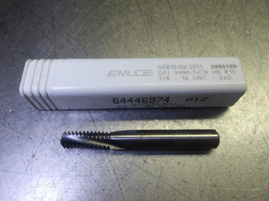 Emuge 3/8-16 UNC 3 Flute Carbide Thread Mill 5/16" Shank GFR15106.5011 ...