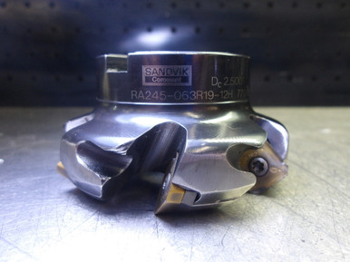 Sandvik 2.5" Indexable Facemill 3/4" Arbor RA245-063R19-12H - Superior ...