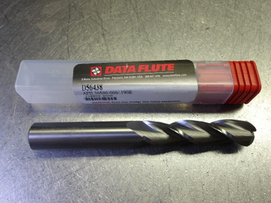 Data Flute 1/2" 3 Flute Carbide CR Endmill .190 R AFIL30500-000 - Superior Machine & Tool