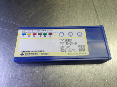 Sumitomo Carbide Inserts QTY10 TPMT331ENF/TPMT160404N-SF AC510U ...