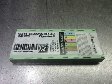 Walter Carbide Inserts QTY10 GX16-1E200N020-GD3 WPP23 - Superior ...