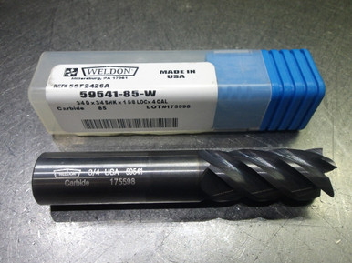 Weldon 3/4" 5 Flute Carbide SQ Endmill 3/4" Shank 59541-85-W - Superior ...