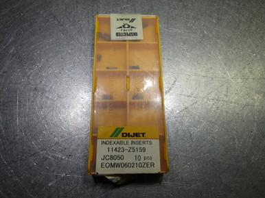 Dijet carbide Inserts QTY10 EOMW060210ZER JC8050 - Superior Machine & Tool