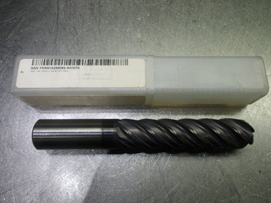 Hanita 1" 5 Flute Carbide CR Endmill .375" R TM5W1S25008S-R375TA ...