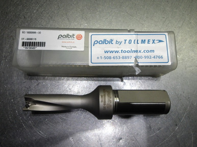 Palbit .688" Coolant Thru Indexable Drill 1" Shank SCI 10000688-3D ...