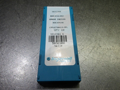 Ingersoll Carbide Inserts QTY10 BDE324L002 IN2530 - Superior Machine & Tool