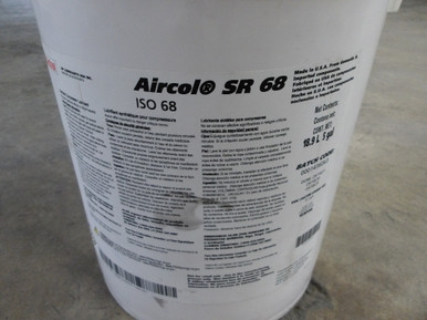 Castrol Air Compressor Oil 5 Gallon Pail Aircol SR68 ISO 68 - Superior ...