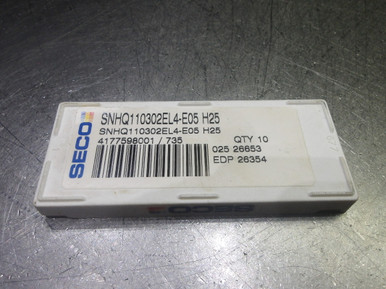 SECO Carbide Inserts QTY10 SNHQ110302EL4-E05 H25 - Superior Machine & Tool