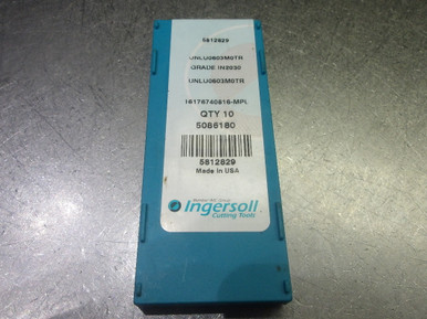 Ingersoll Carbide Milling Inserts QTY10 UNLU0603M0TR IN2030 - Superior ...