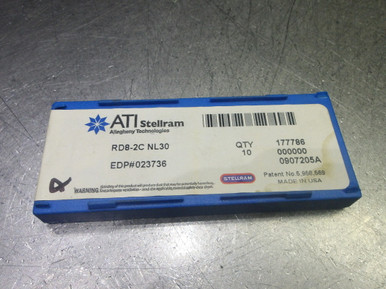 ATI Stellram Carbide Inserts QTY10 RD8-2C NL30 - Superior Machine & Tool