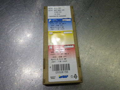 Iscar Carbide Inserts QTY10 SCMT 3-1-SM/ACMT 09T304-SM IC8150 ...