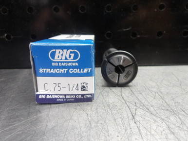Big Daishowa 3/4" O.D. 1/4" I.D. Straight Collet C.75-1/4 - Superior ...