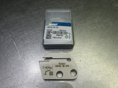 Iscar .118-.126" Indexable Grooving/Parting Blade HGPAD 3R-T20 ...