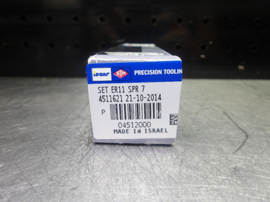 Iscar ER11 7 Piece Collet Set 1/32" - 1/4" SET ER11 SPR 7 - Superior ...