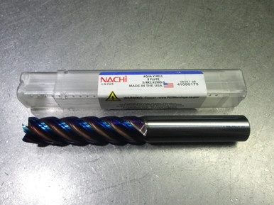 Nachi 5/8" 5 Flute Carbide SQ Endmill 5/8" Shank 5/8x2.625x5.0 ...
