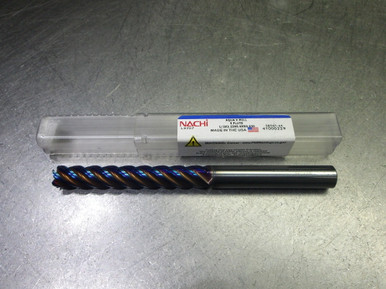Nachi 1/2" 5 Flute Carbide CR Endmill 1/2" Shank 1/2x3.25x6.0xR0.030 ...