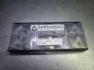 Sarmasag Carbide Threading Inserts QTY10 TNMA 54 NGC .187K-10 FA XT61 ...