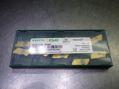 Tool-Flo Carbide Deep Grooving Inserts QTY10 FLFD-3125L GP50C ...