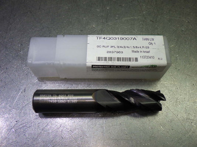 Widia/Hanita 3/4" 3 Flute Carbide CR Roughing Endmill .03" R ...