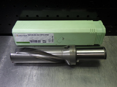 Walter 1.3437" Coolant Thru Drill 1.25" Shank D4120.03-34.11F31-P45 ...