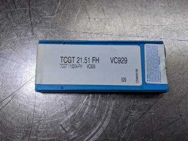 Valenite Carbide Inserts QTY10 TCGT 110204-FH / TCGT 21.51-FH VC929 ...