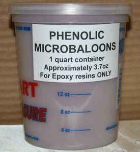PHENOLIC MICROBALOONS 1 qt $19.95 - FiberglassSite.com