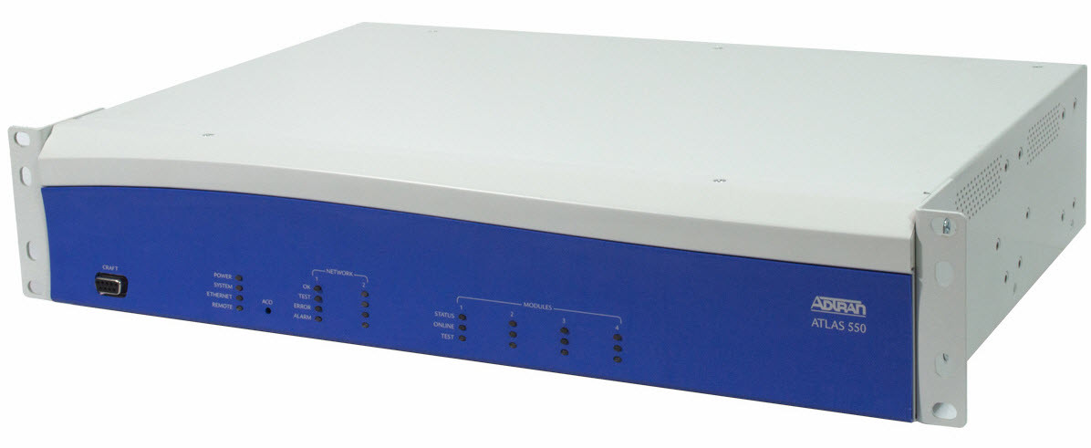 Adtran Atlas 550 T1 Base Unit DC Chassis 1200550L2