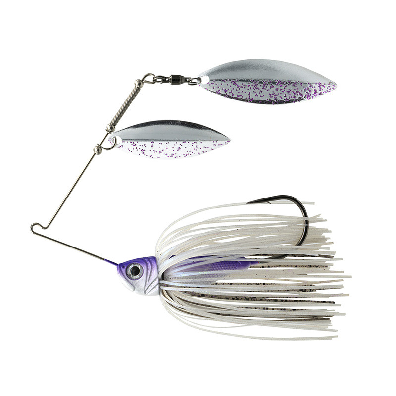 1st Gen Fishing Split-Blade Compact 1/2 oz Double Willow Spinnerbait