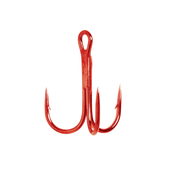 Eagle Claw L934 Lazer Sharp Red Treble Hooks