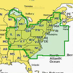 Navionics+ Regions Marine Charts SD/MSD Map Card - VanDam Warehouse