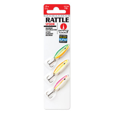 VMC Rattle Spoon 1/8 oz Kits 3pk