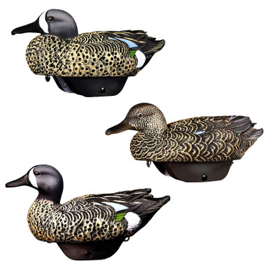 Heyday HydroFoam Blue-Winged Teal 6-Pack Duck Decoys