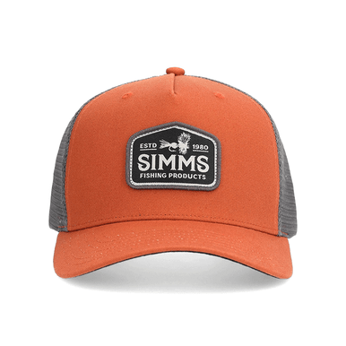 Simms Double Haul Orange Trucker Cap